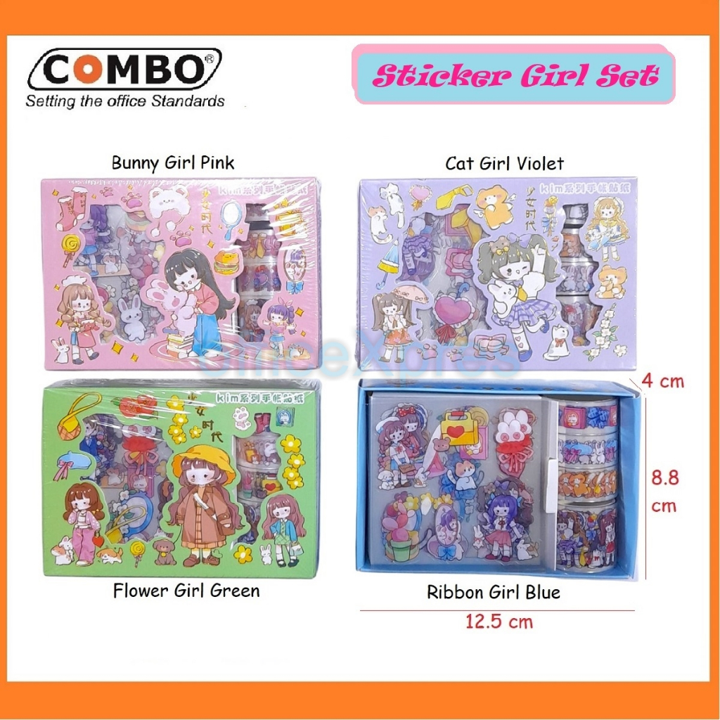 Momo Stickers / Sticker Set Box / Cute Korean Motif Stickers Waterproof ...