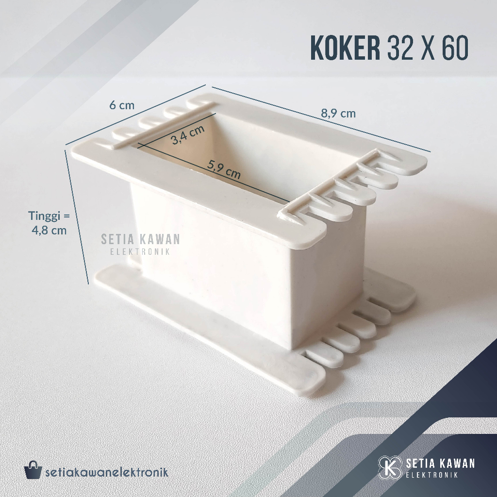 32x60 Box Transformer Koker / Bobbin Bobbin Cool Plate Iron Holder Kern ...