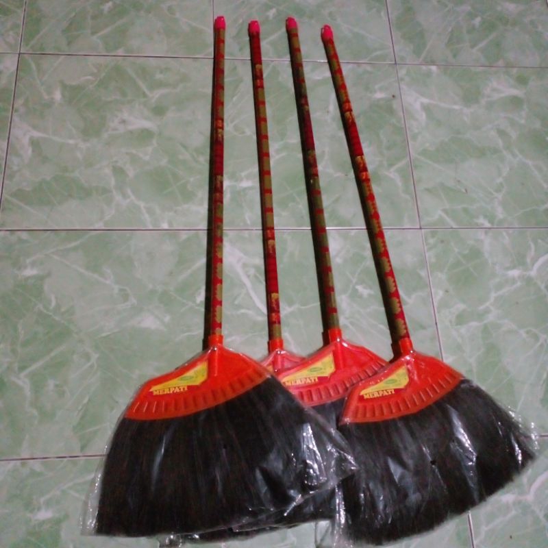 Pigeon broom, super jumbo fan broom, thick palm fiber broom | Shopee ...