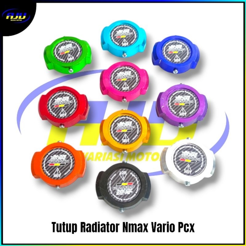 Radiator Cap Nmax Vario 110 125 150 PCX Mugen CNC High Quality | Shopee ...