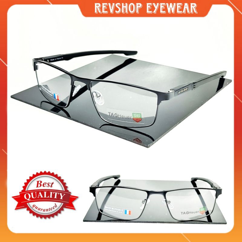 Tag Heuer Titanium Black Glasses Frames | Shopee Philippines