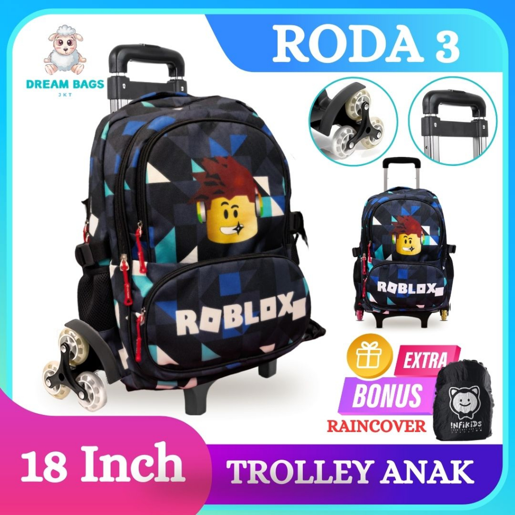 DREAM BAGS - 3 Character WHEEL Trolley BAGS - Boys' Push BAGS ...