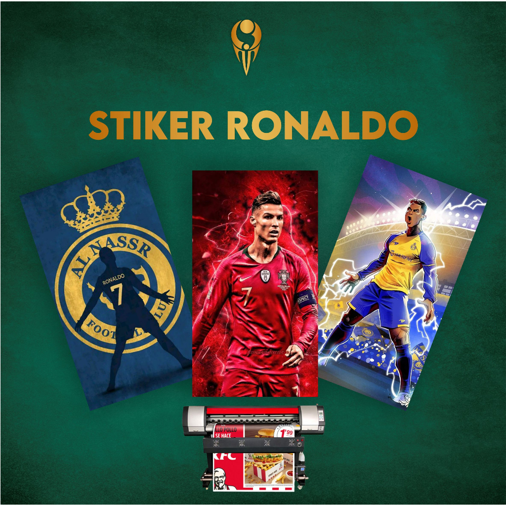 Cristiano RONALDO AL NASSR PORTUGAL Sticker - SOLDIMPRO | Shopee ...