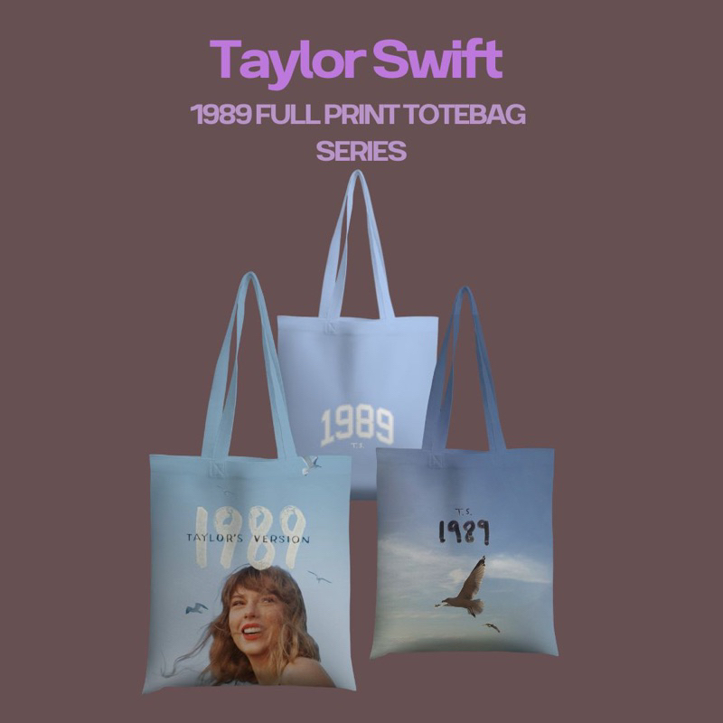Totebag FULL PRINT TAYLOR SWIFT 1989 Taylor's VERSION - TAYLOR SWIFT ...