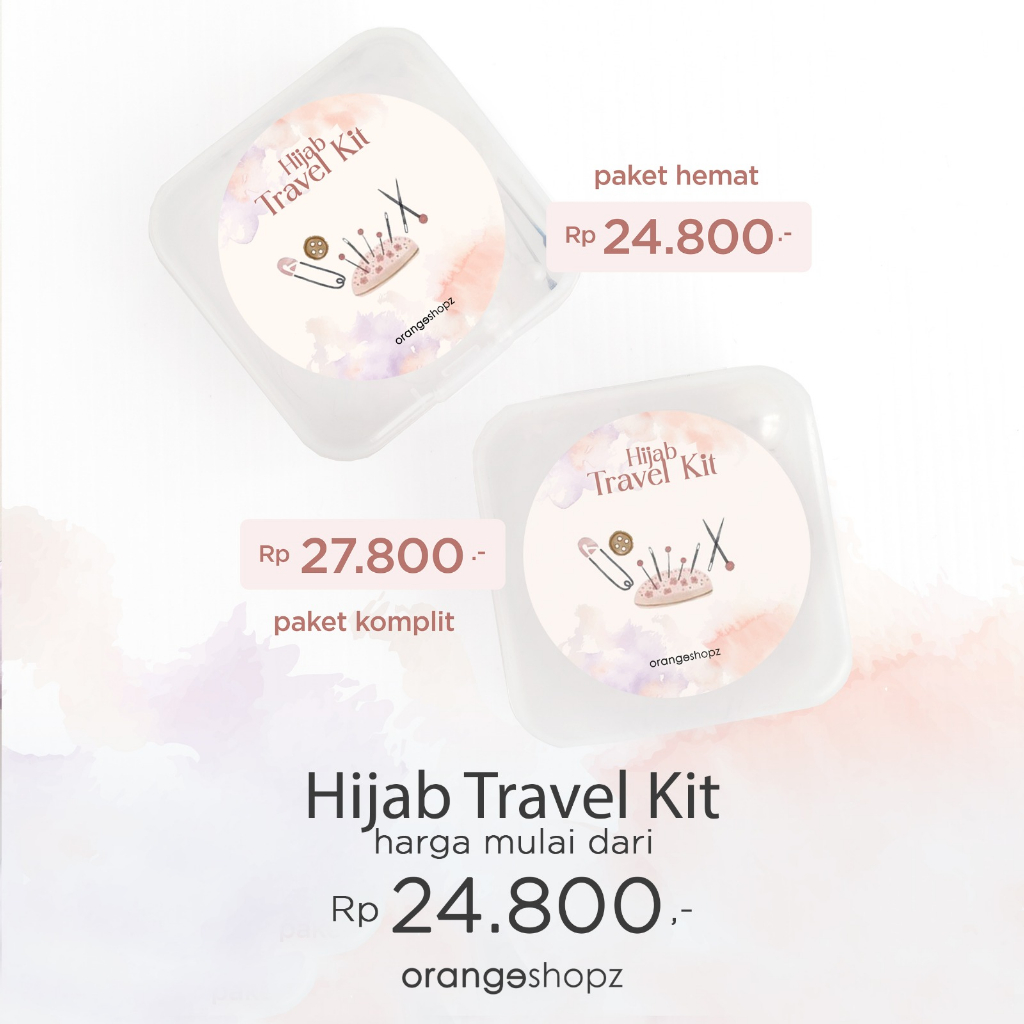 Hijab Travel Kit/Unique Pink Box/Compact Hijab Kit by Orangeshopz ...