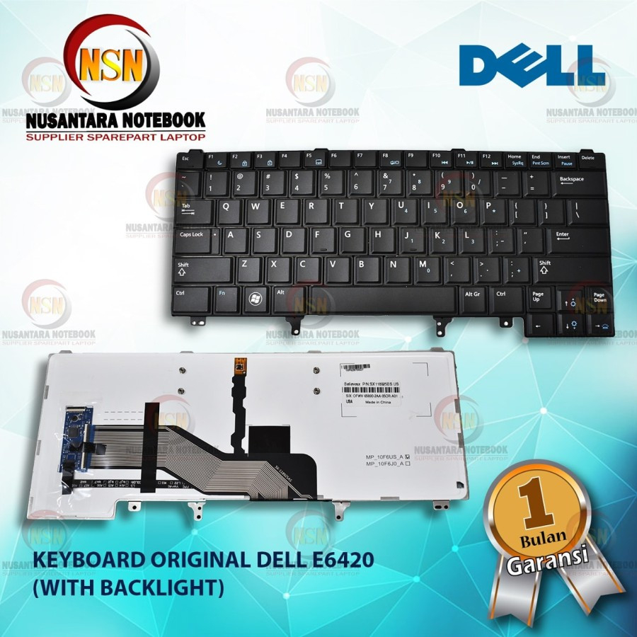 Dell Latitude E6420 E6320 E6430 Series Keyboard With Backlight (LIGHT ...