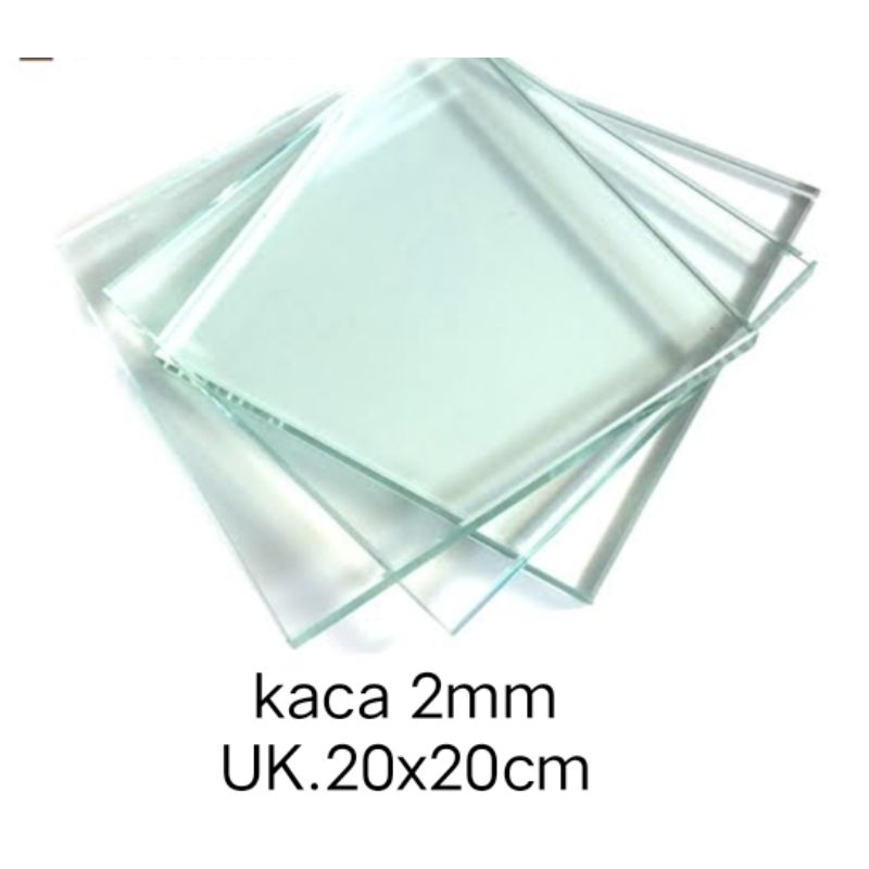 2mm clear glass UK.20x20cm | Shopee Philippines