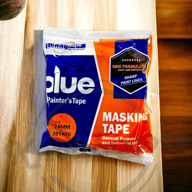 Masking Tape / Berry Paper Isolation 24mm x 20 yards (1 inch) | Shopee ...