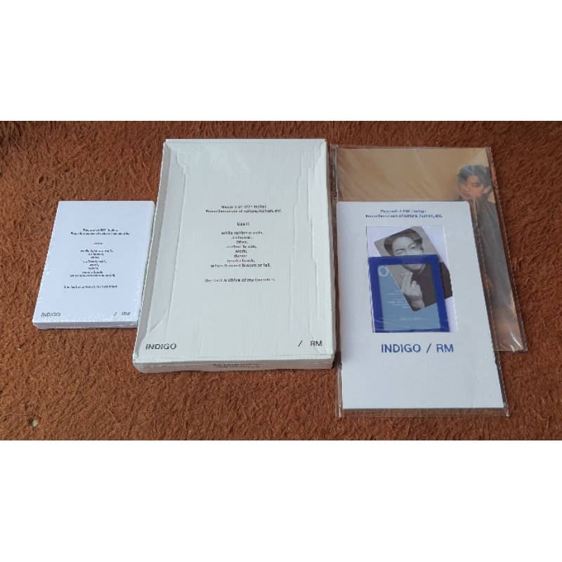 Bts RM - ALBUM INDIGO PHOTOBOOK / WEVERSE VER./ Weverse POB | Shopee ...