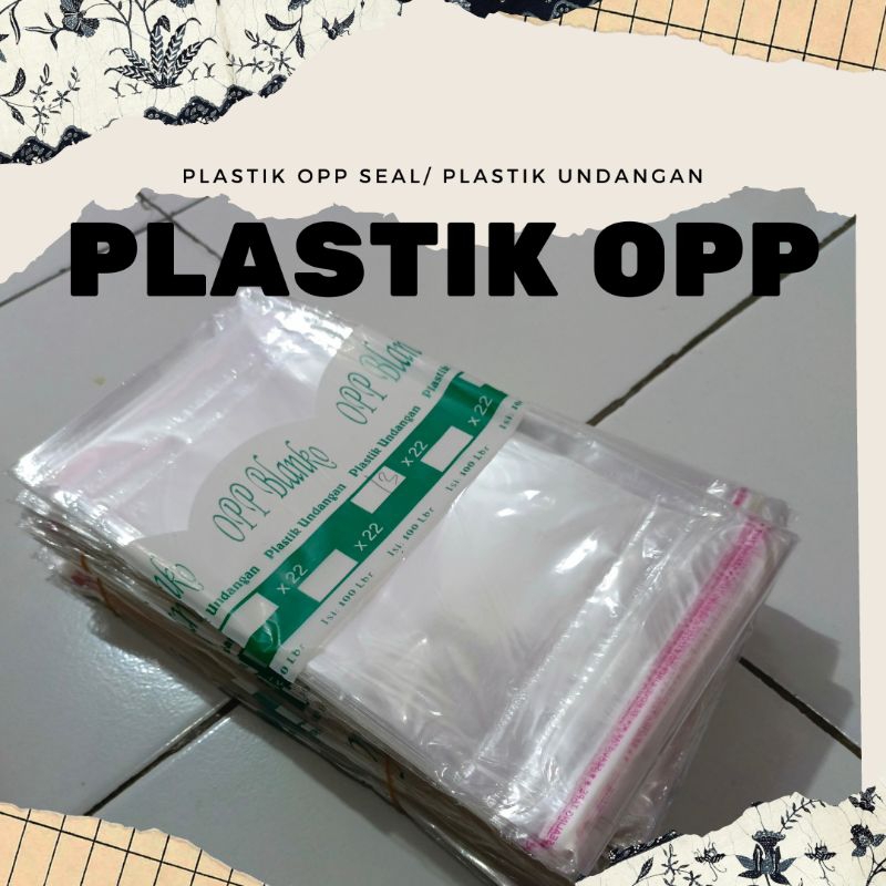 Opp SEAL PLASTIC/ INVITATION PLASTIC | Shopee Philippines