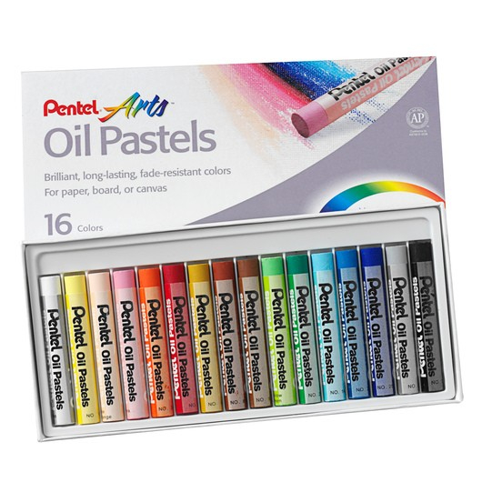 Pentel Oil Pastel Crayon 16 Colors Quality Color Crayons | Shopee ...