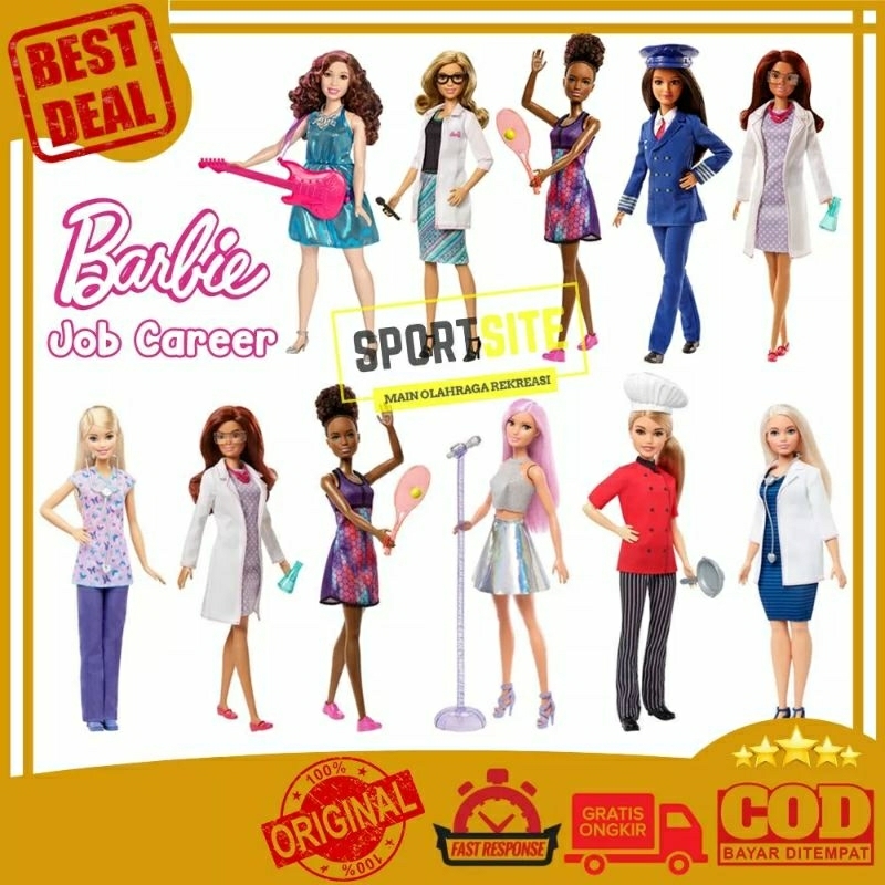 Barbie You Can Be Anything Doll Original Career Profession Children's ...