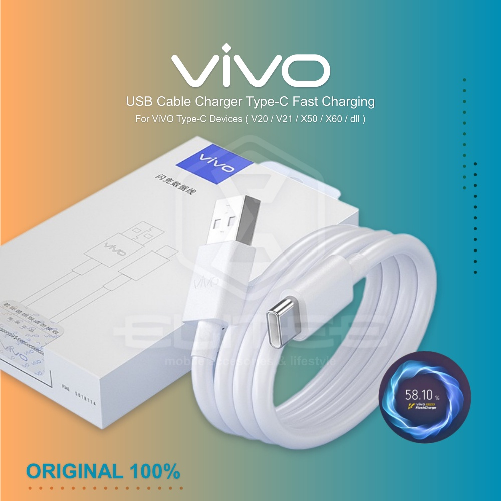 Vivo Original Data Cable 100% Fast Charging Micro USB Type C USB Micro ...