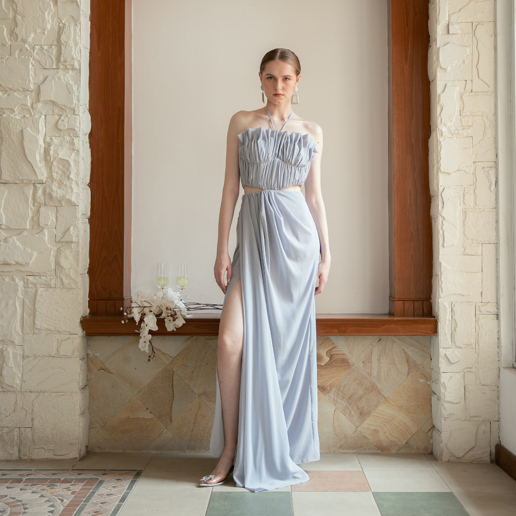 Com - Renoir dress in Black & Icy Silver // party gown/bridesmaids ...