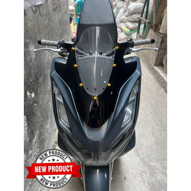 Pcx 160 jenong visor - PCX 160 visor - PCX 160 twotone visor | Shopee ...
