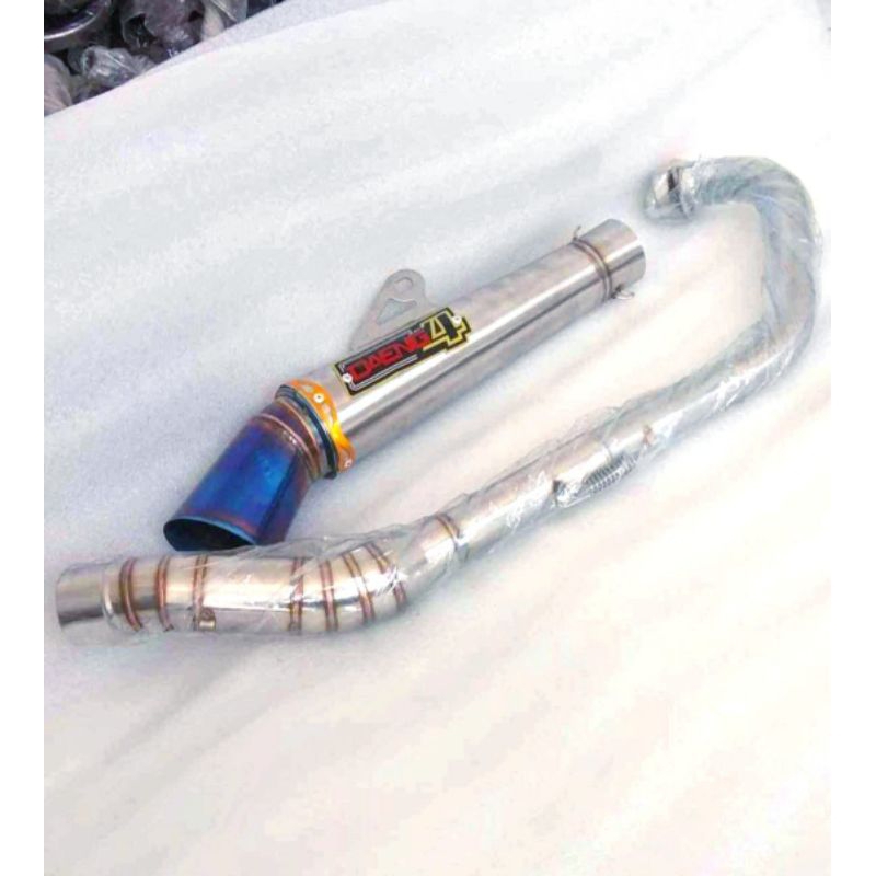 Open pipe DAENG4 conical big elbow for TMX, RAIDER, BAJAJ 51 mm ...