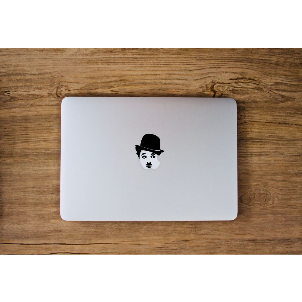 Charlie Chaplin Face Decal Sticker - Laptop Macbook Sticker | Shopee ...