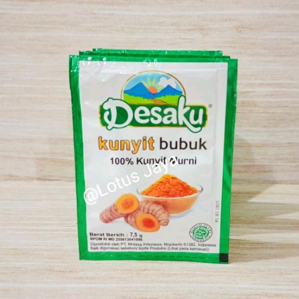 Desaku Turmeric Powder 10g [1Renceng/12pc] | Shopee Philippines