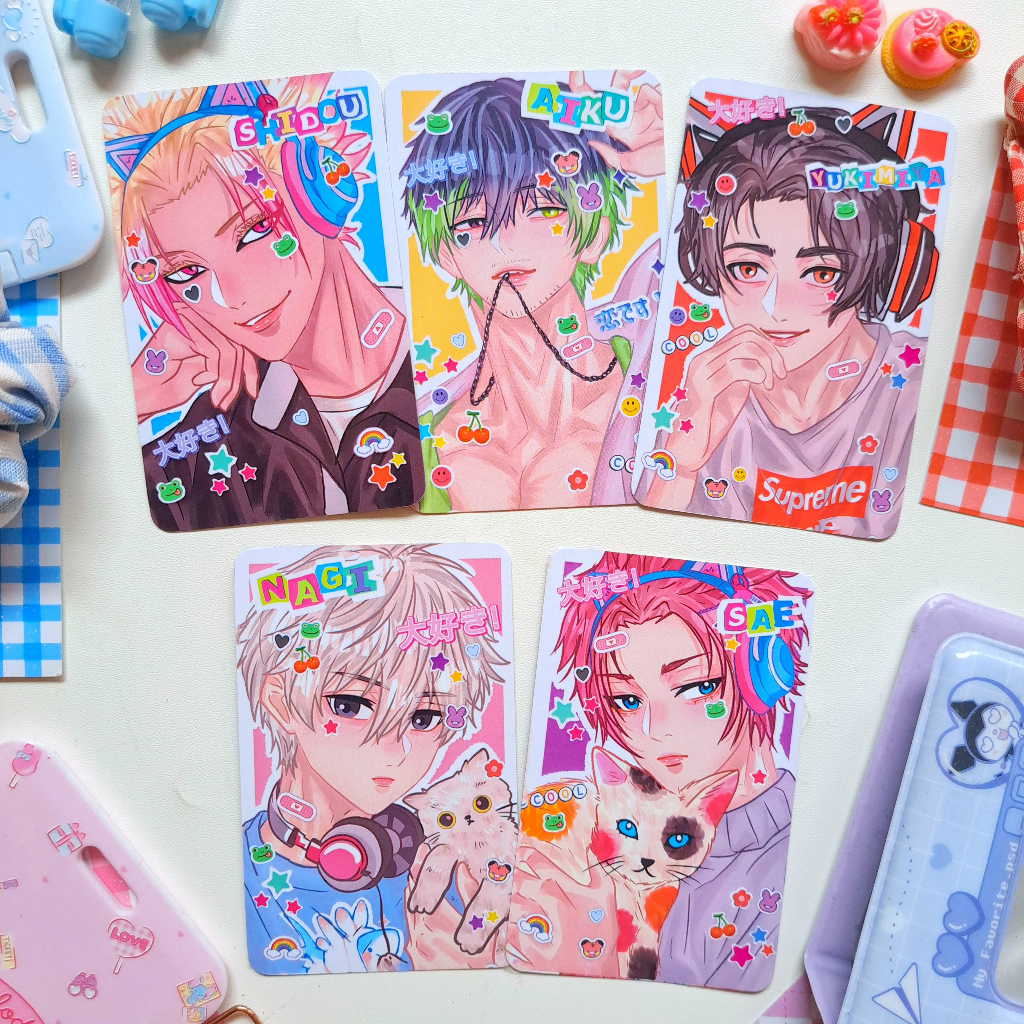 Blue LOCK photocard by onintwin / bluelock keychain | Shopee Philippines