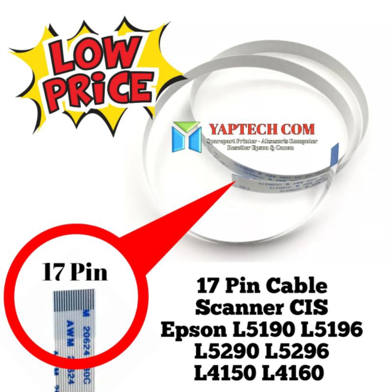 Scanner Cable L5190 L5290 L5296 L5196 Scanner Cable L4150 L4160 17Pin ...