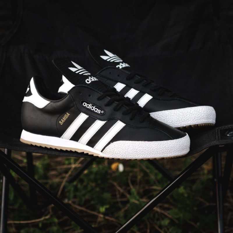 Adidas Samba Super Black White Gum | Shopee Philippines