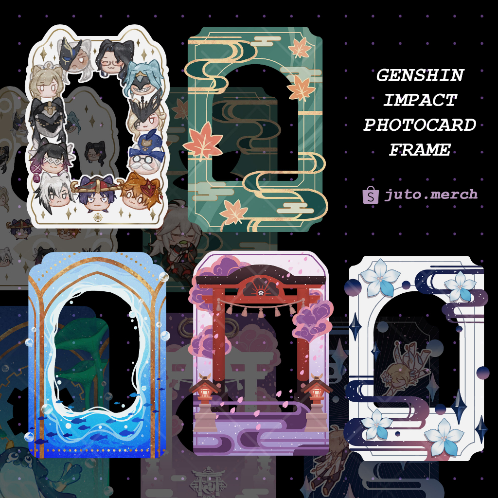 GENSHIN IMPACT PHOTOCARD FRAME (FAN MERCH) | Shopee Philippines