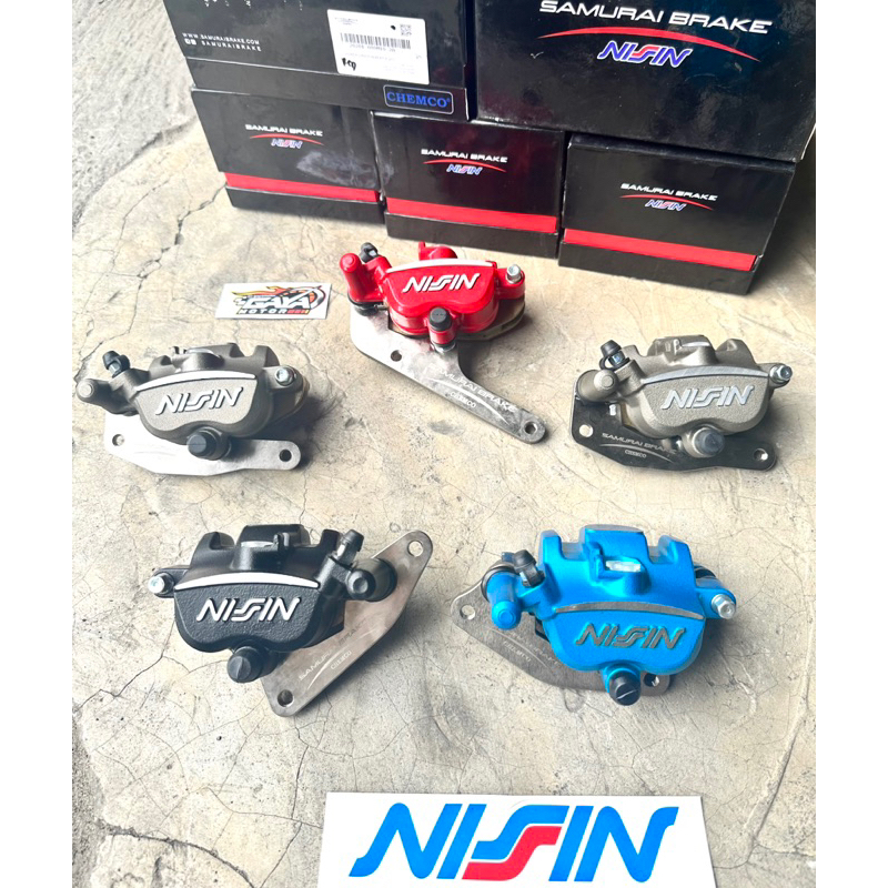 Caliper Nissin Samurai Brake 2 Piston Vario 110 125 150 160 Beat Street ...