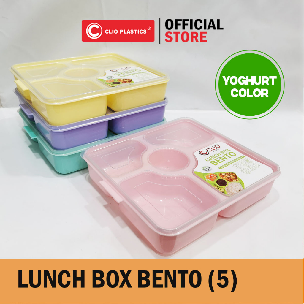 5 clio bento Lunch box - Food storage box - multifunctional bento box ...