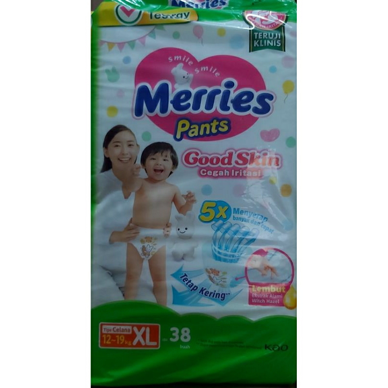 Merries JUMBO GOOD SKIN Diapers M50/L44/XL38 | Shopee Philippines