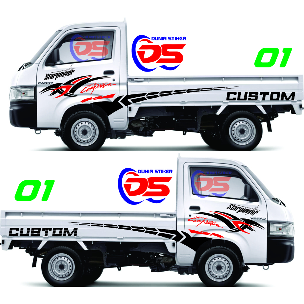 Newest suzuki carry striping Side Body pick up Car Sticker Coolest ...