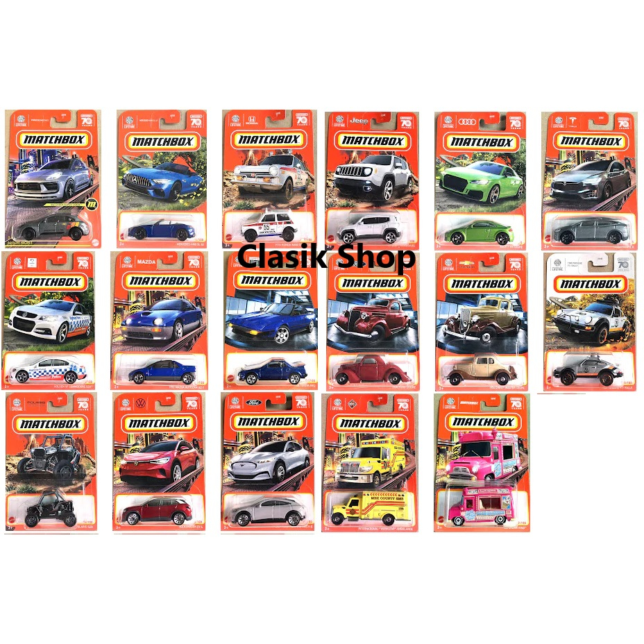 Matchbox Vehicles Holden VF Mercedes-AMG 1984 Toyota MR2 Mach-E Land ...