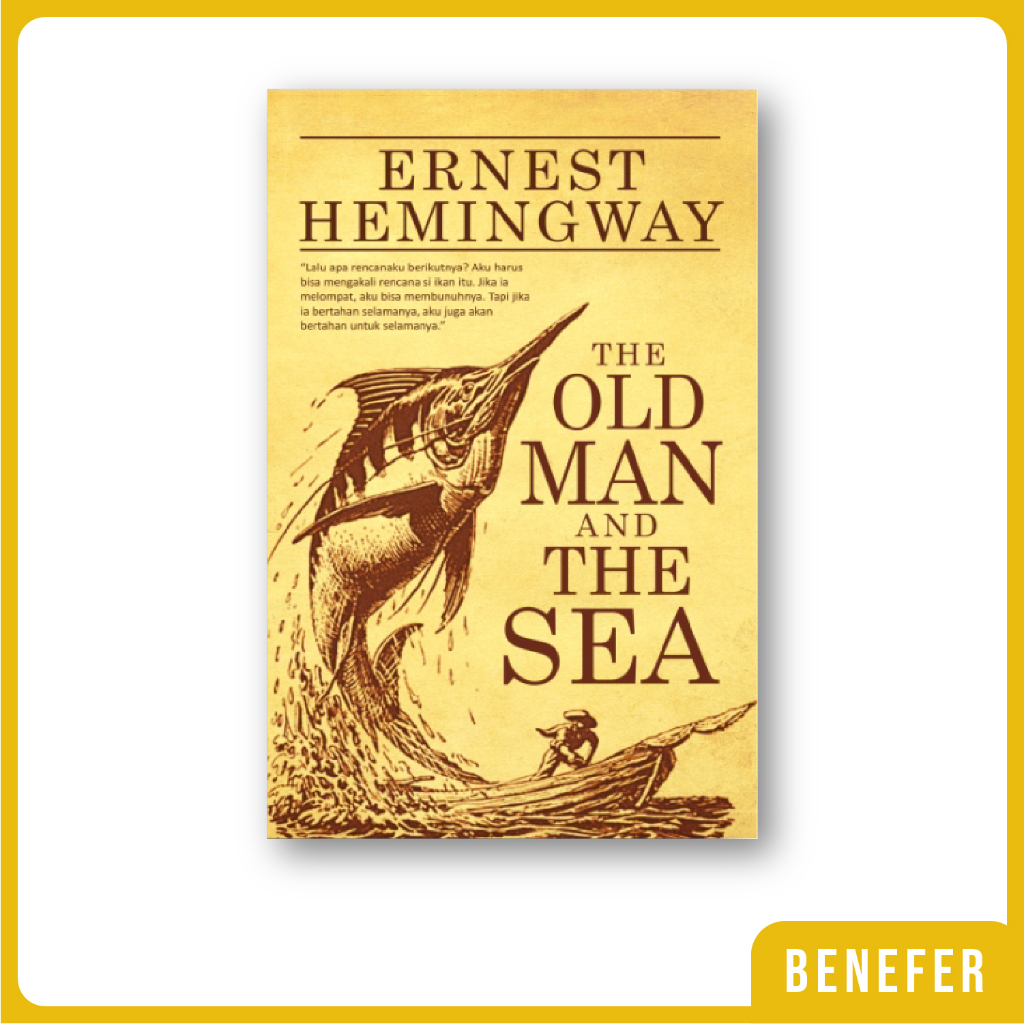 Ernest Hemingway's Novel Book - The Old Man and The Sea | Shopee ...