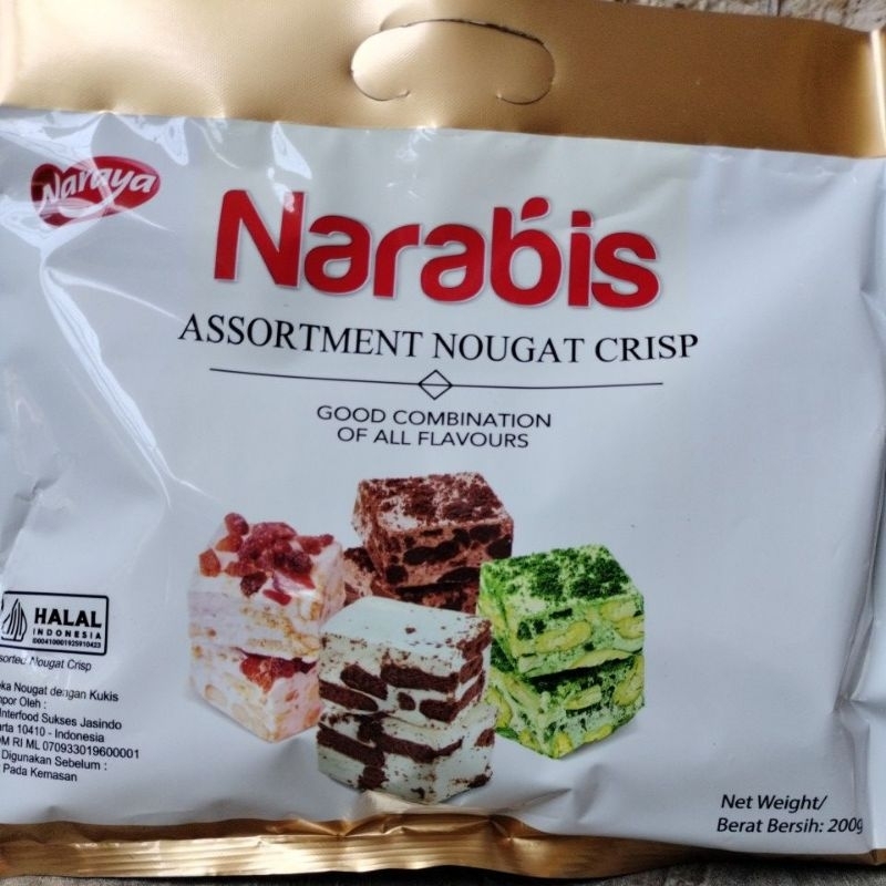 CRISPY NOUGAT NARABIS 200 Grams / LARGE SIZE | Shopee Philippines