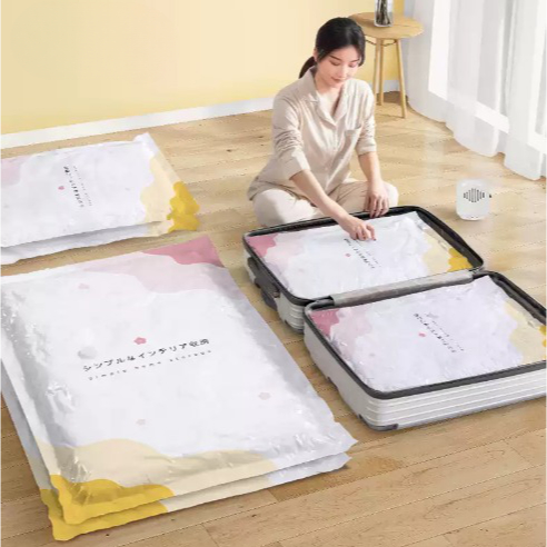Vacuum plastic Clothes blanket Vacum Travel Bag Laundry WEO YUFL2 SHAN ...