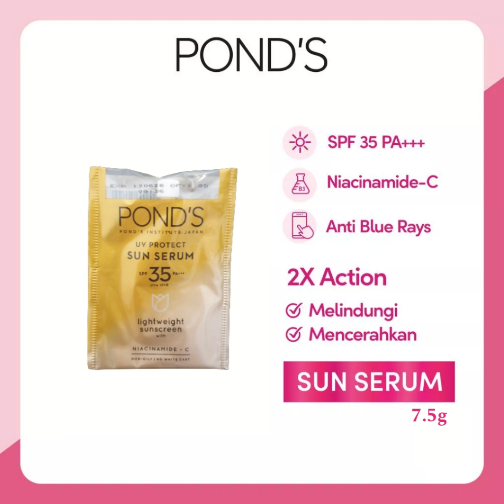 Ponds UV Protect Sun Serum SPF 35 - Sachet 7.5 grams [WHOLESALE ...