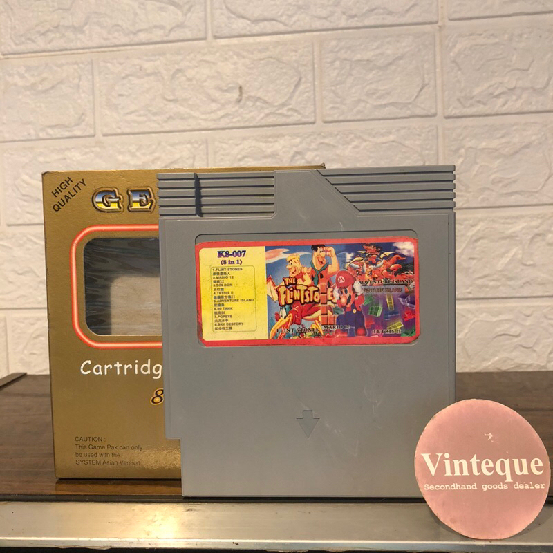 Nintendo NES classic 8 in 1 cassette | Shopee Philippines