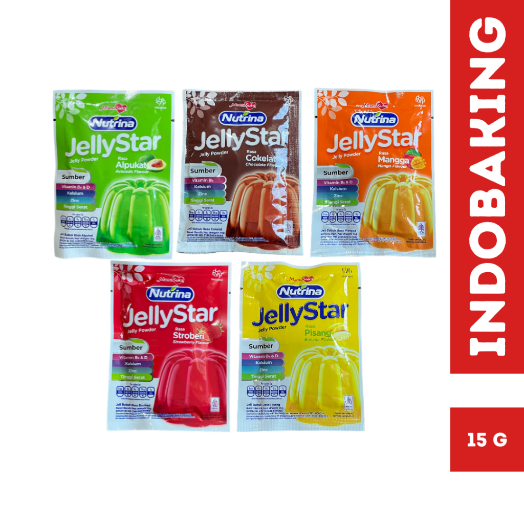 Mamasuka Nutrina Jellystar Jellystar Agar-Agar Jelly Powder Assorted ...
