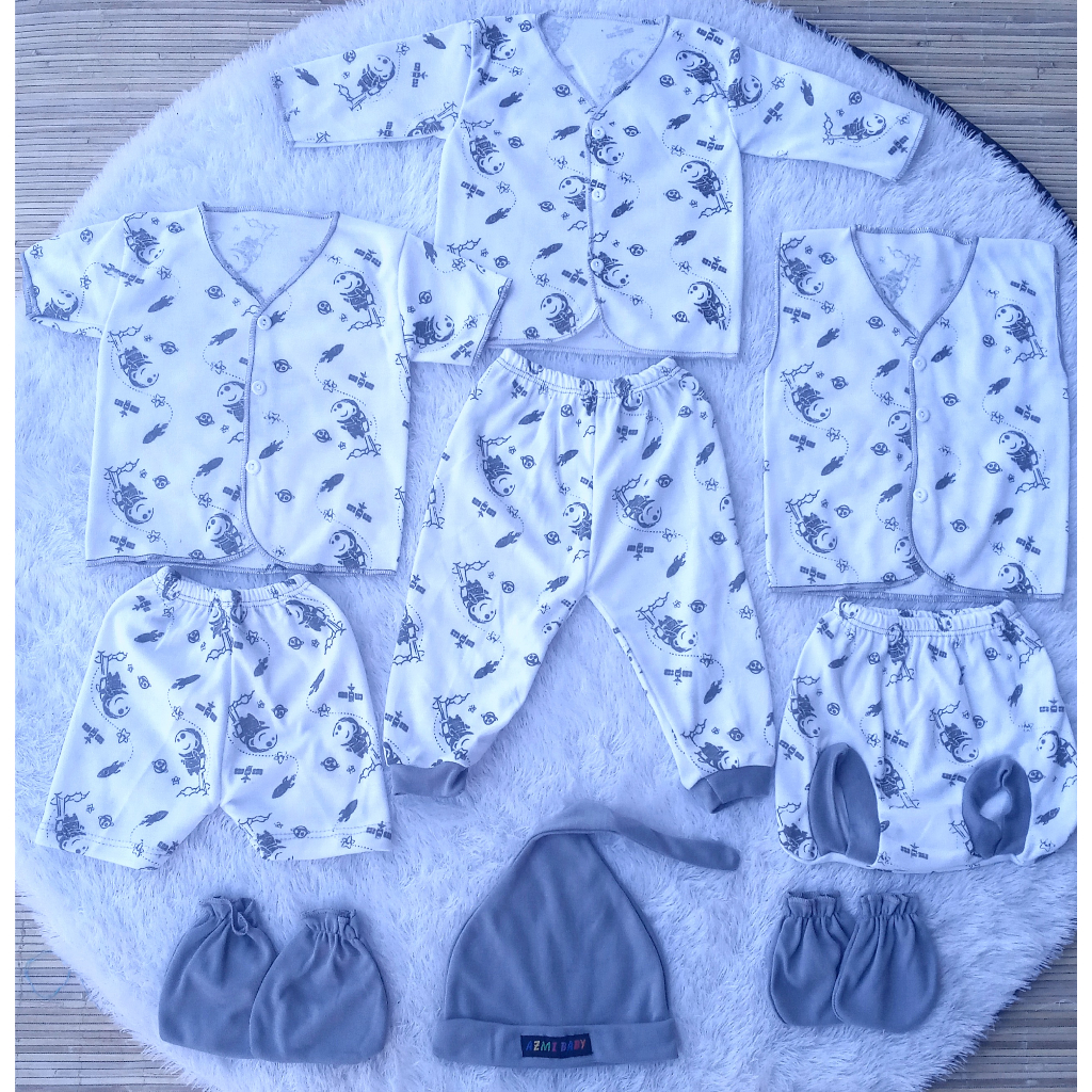 3 sets containing 9 pcs of newborn baby clothes | Shopee Philippines