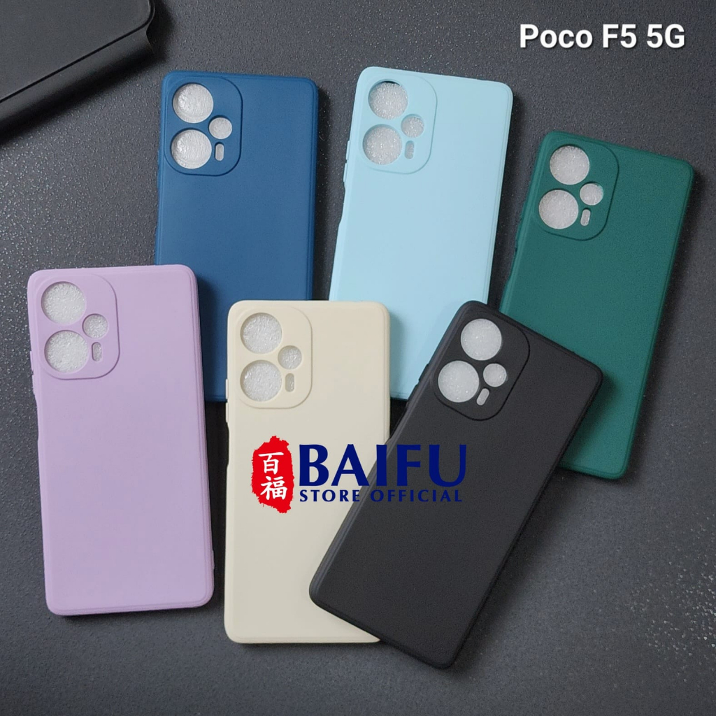 Poco F5 5G Softcase Macaron Square/Case Square Edge Poco F5 5G | Shopee ...