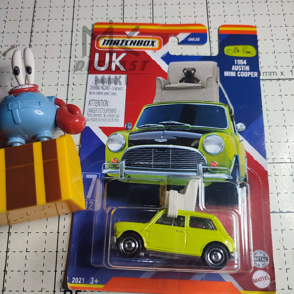 Matchbox AUSTIN MINI COOPER MR BEAN+HOT WHEELS SUPRA | Shopee Philippines