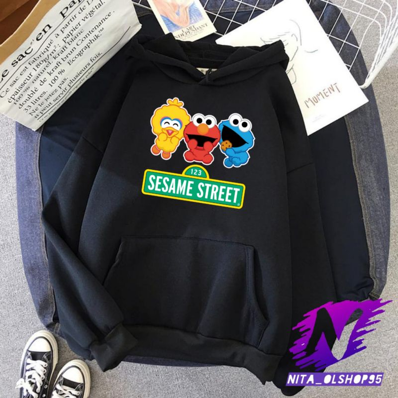 Elmo SESAME STREET Kids HOODIE SWEATER | Shopee Philippines