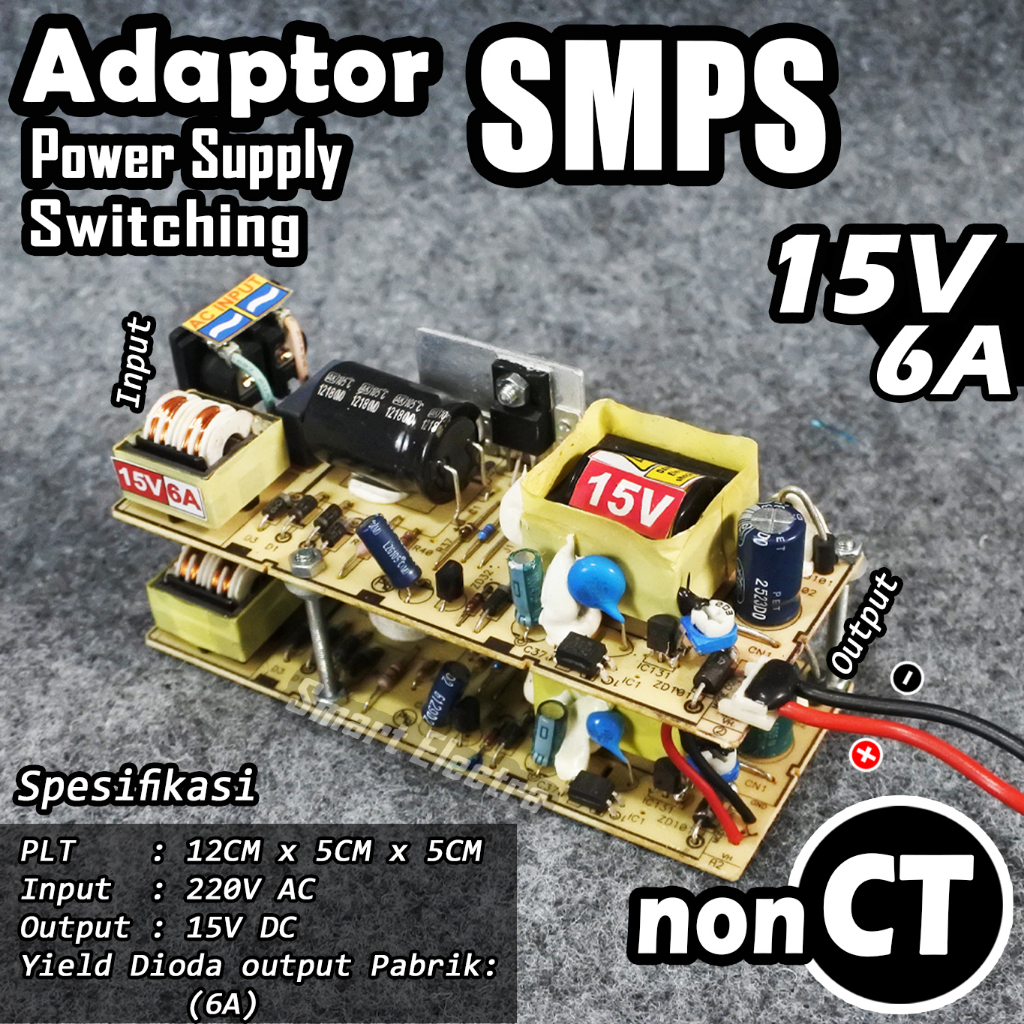 Smps power Supply 12V, 15V, 24V, 32V, 35V, 42V, 45V, And 55V 6A CT And ...
