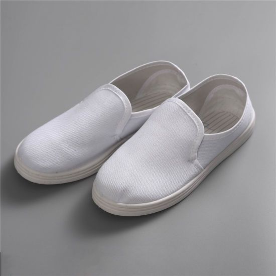 Esd Cleanroom Shoes PVC Canvas (Full White) - ESD Antistatic Safety ...