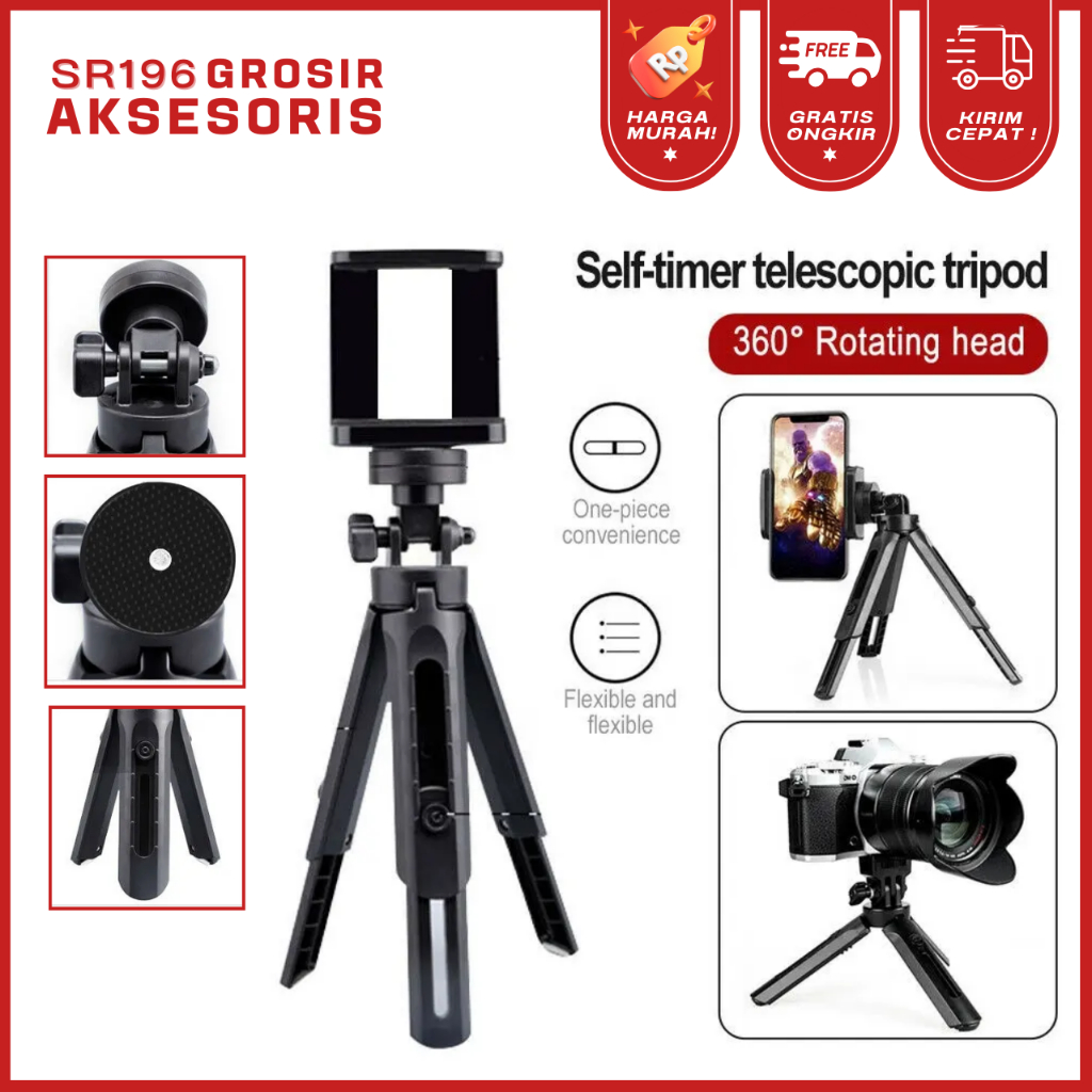 Tripod mini stand 2in1 HD30 mini tripod 5 levels horizontal vertical ...