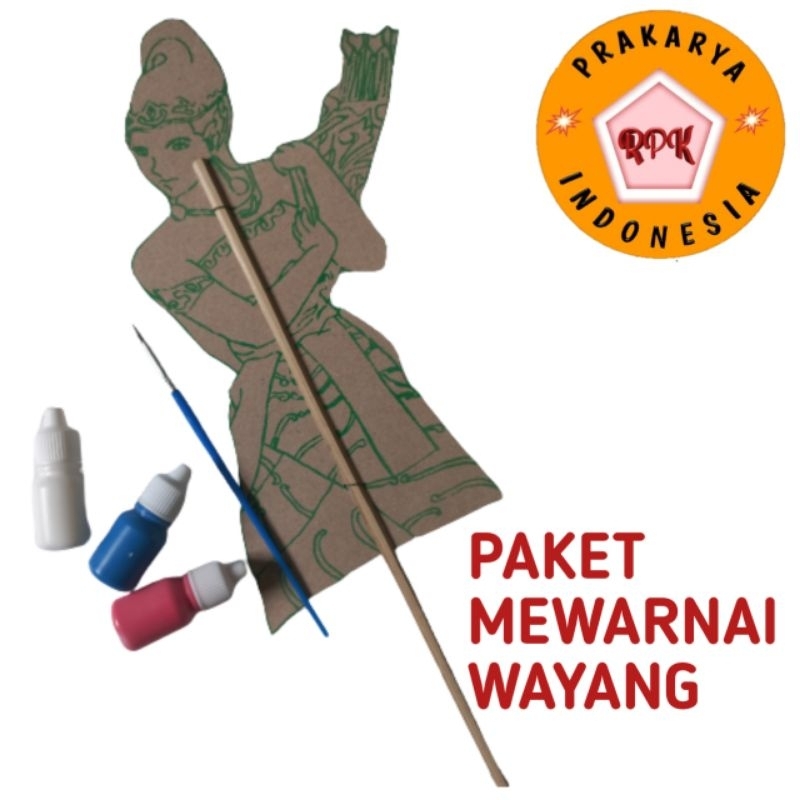 Coloring package paper puppets | Shopee Philippines