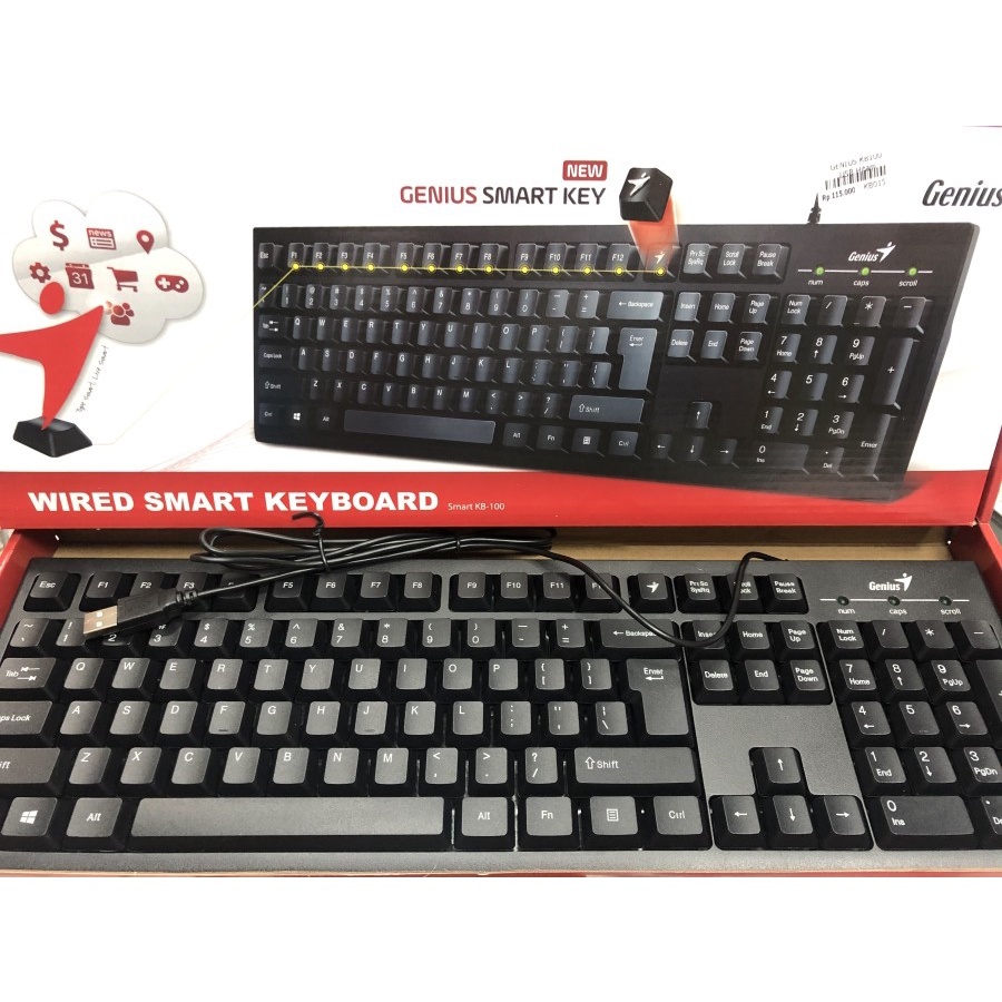 Km 100 usb genius Keyboard | Shopee Philippines