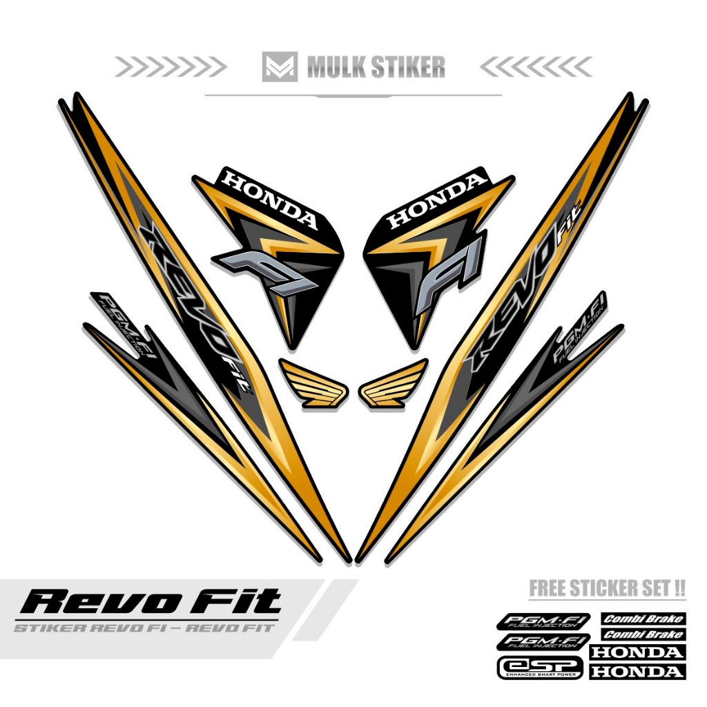 Revo FIT STRIPING MOTIF 10 / FI / REVO FIT STICKER / REVO FIT STICKER ...
