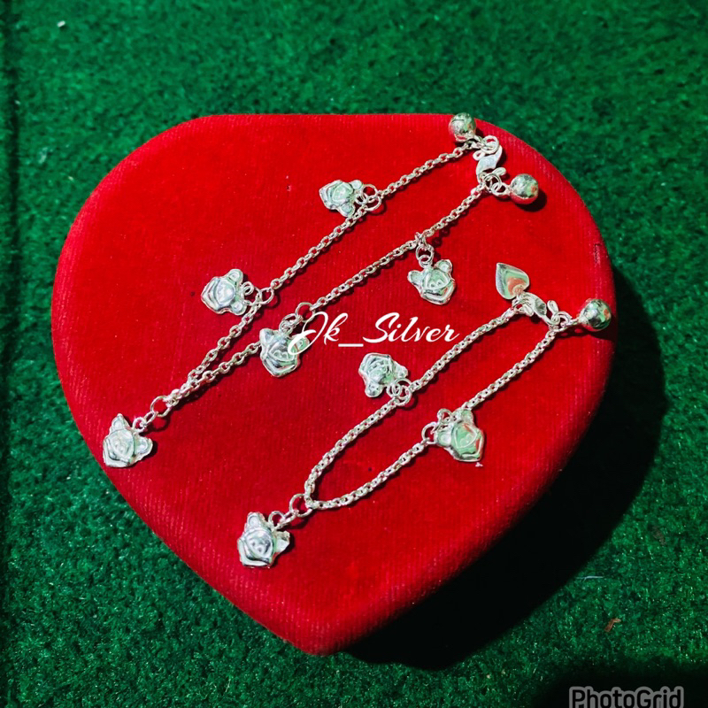Children's Bracelet and Anklet with Mickey Mouse Motif Hanging Can ...