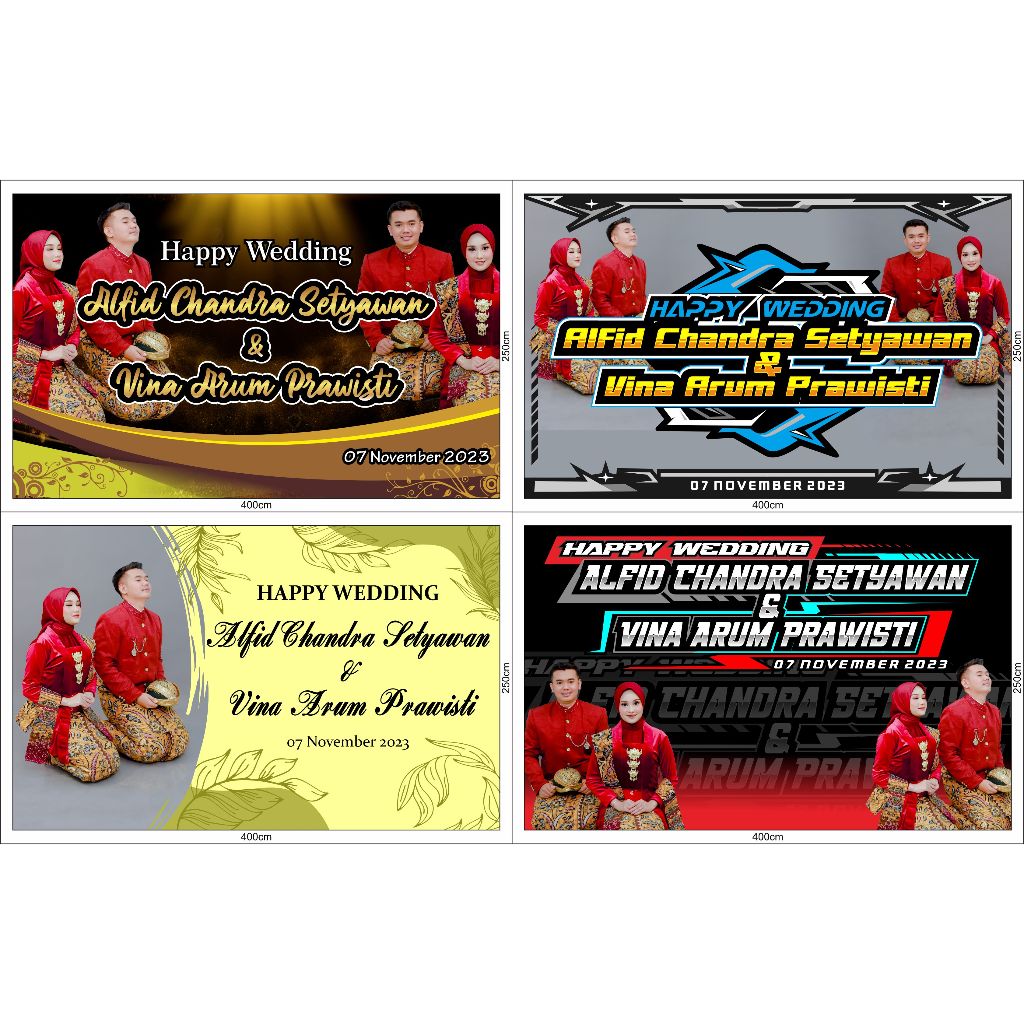 Printing STAGE BACKDROP BANNER BANNER SIZE 4 METERS X 2 METERS | Shopee ...