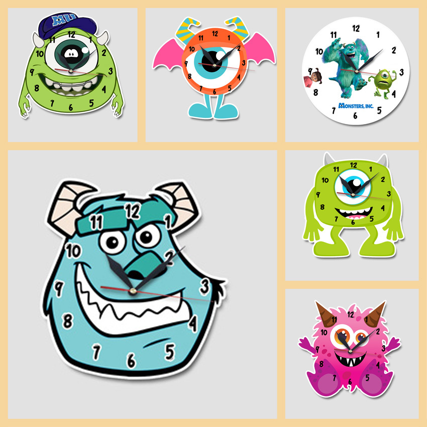 Monster Inc Monster University Ghost Horror Wall Clock | Shopee Philippines